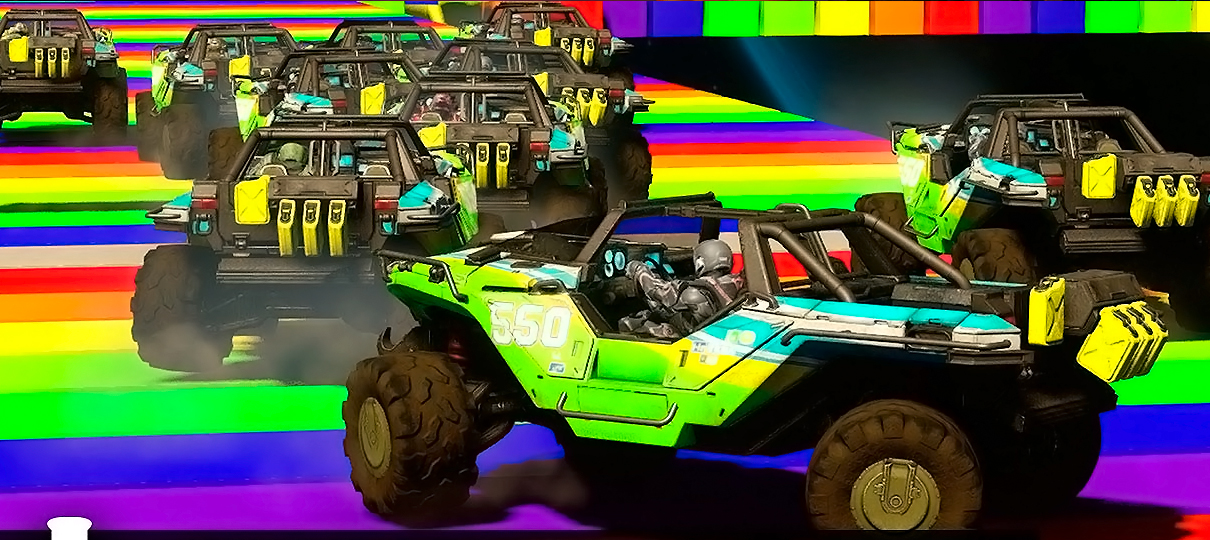 Rainbow Road, de Mario Kart, aparece em Halo 5: Guardians - Xbox Power