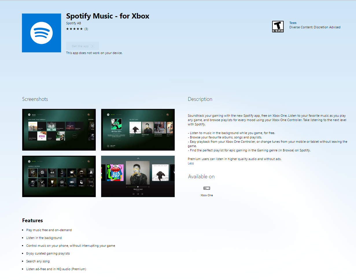 Spotify está quase pronto para ser lançado no Xbox One - Xbox Power