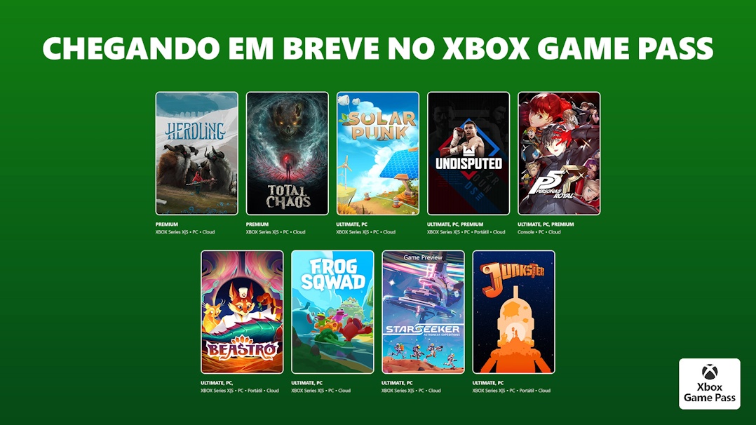 Novidades do mês no Xbox Game Pass: Persona 5 Royal, Undisputed e mais ...